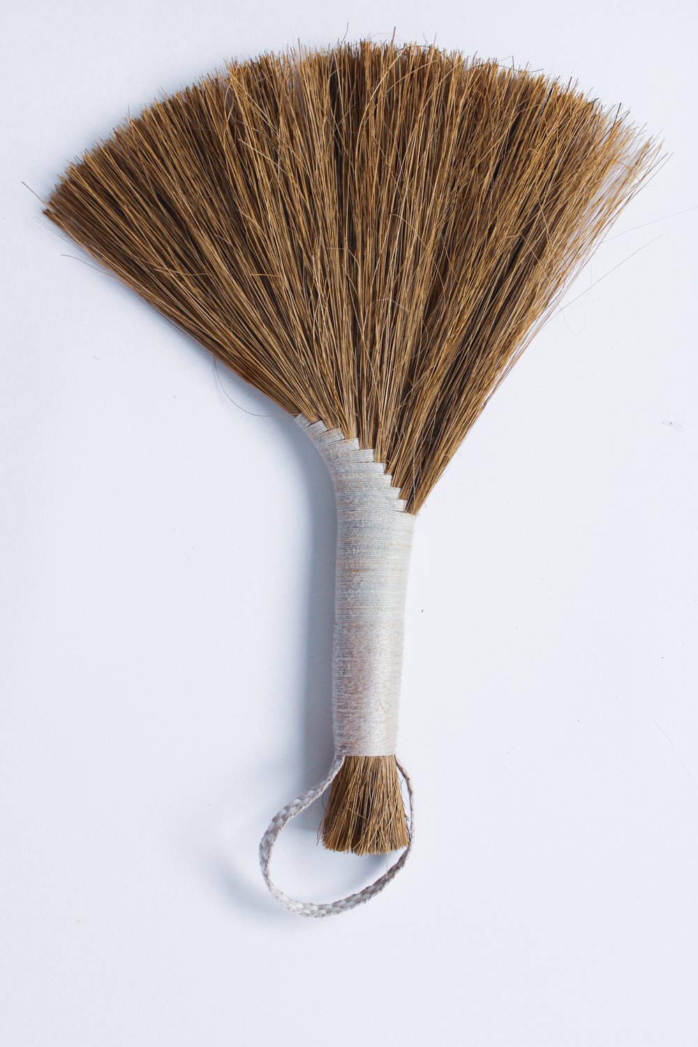 Tampico Wing Broom - Natural with Textile Hanging Strap | Interior ...